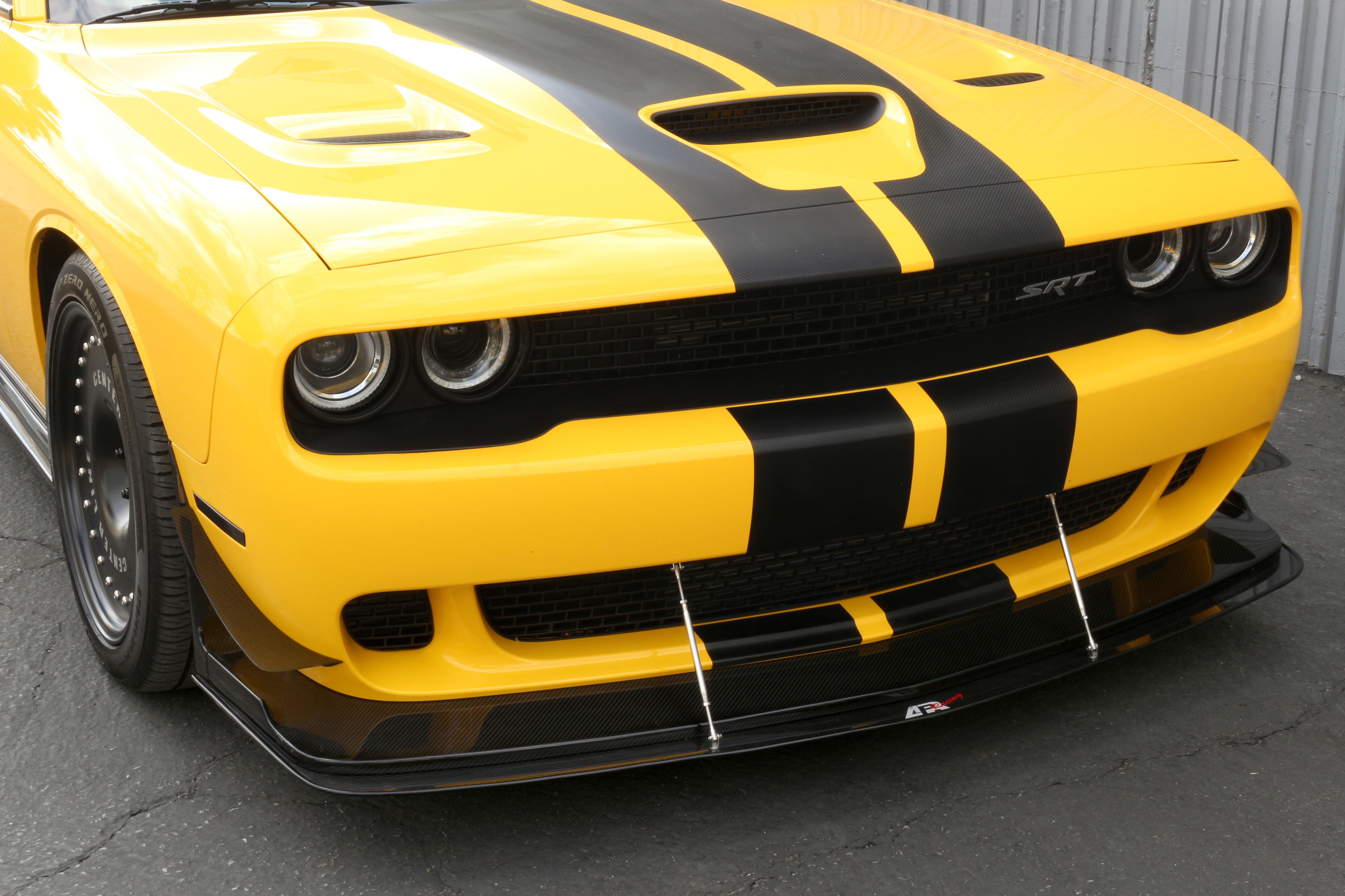 Dodge Challenger Hellcat Front Wind Splitter 2015 - 2023 (APR Lip ...
