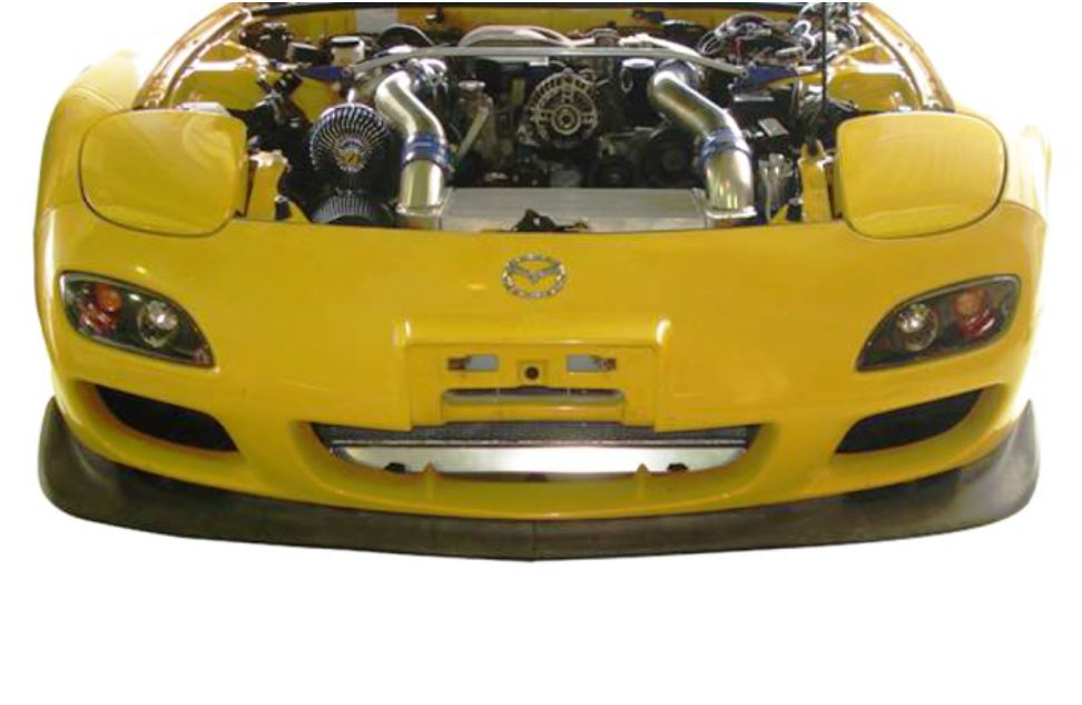 GReddy Mazda RX-7 FD3S Ver. 2 T-19 V-Mount Intercooler w/o Breather Ta ...