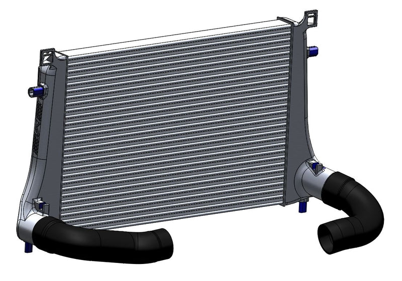 AMS Performance 2015+ VW Golf R MK7 Front Mount Intercooler Upgrade w ...