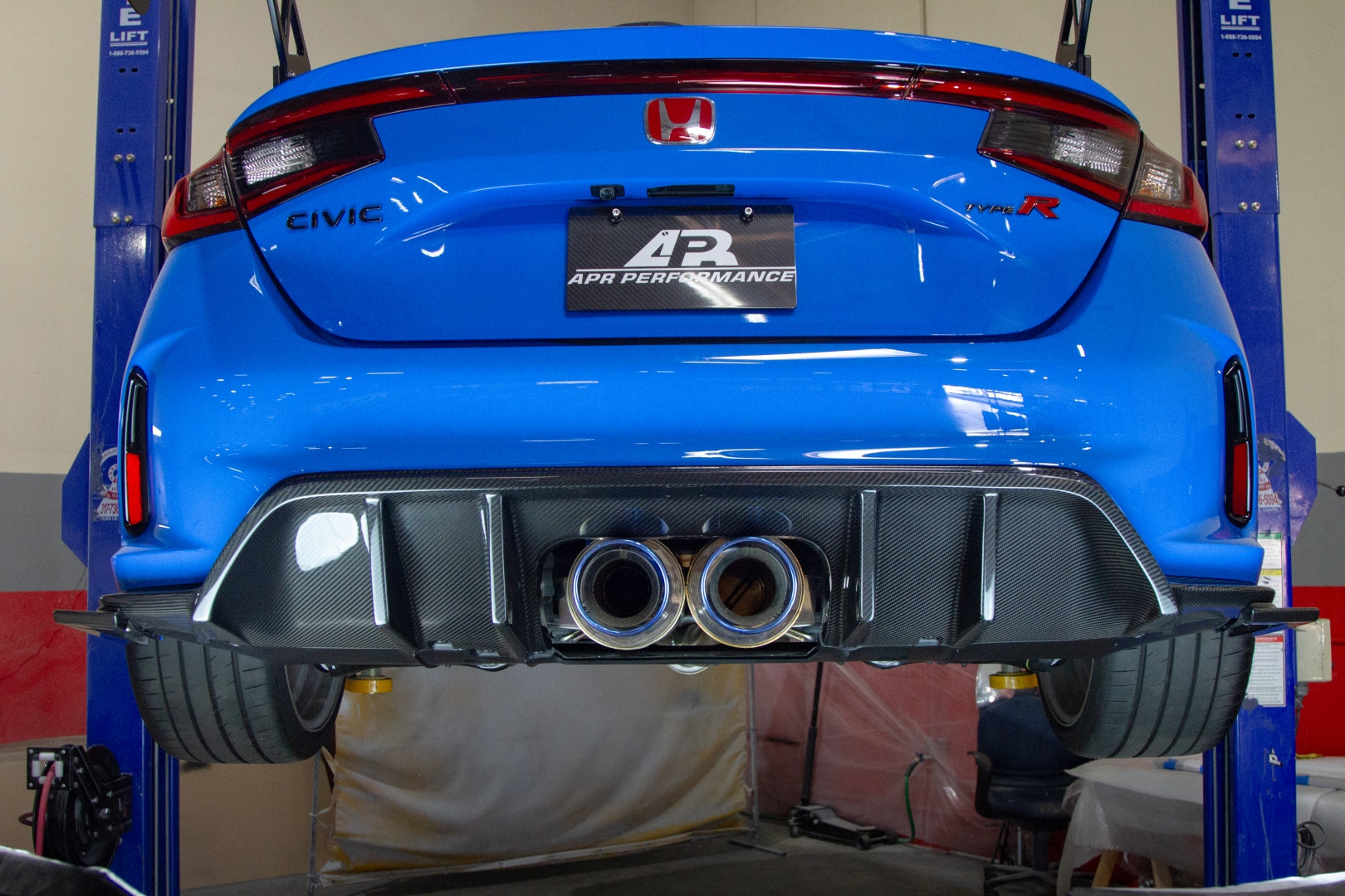 APR Peformance Honda FL5 Civic Type R Rear Diffuser 2023 - Current ...