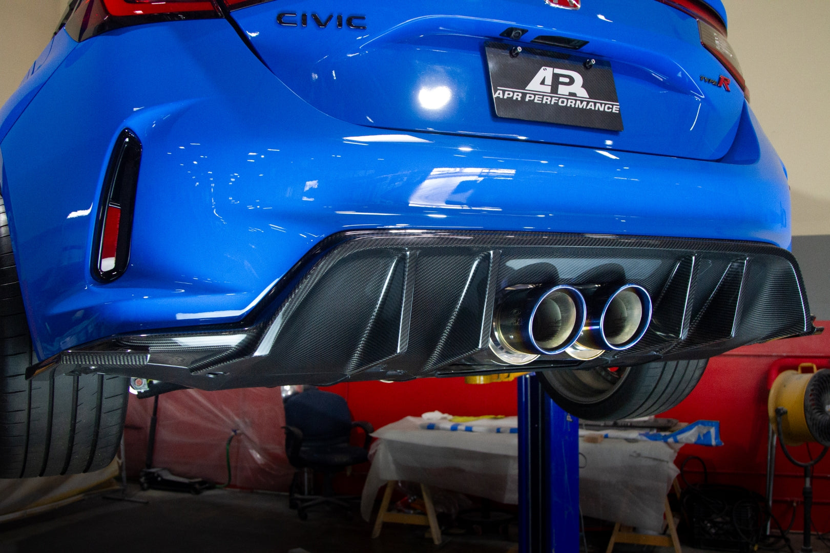 APR Peformance Honda FL5 Civic Type R Rear Diffuser 2023 - Current ...