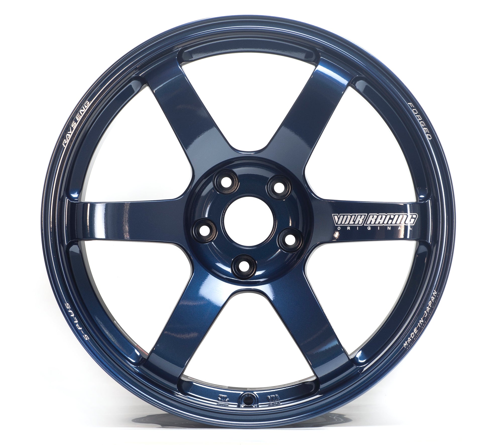 Volk TE37 S-Plus 18x9.5" +38 5x114.3 Wheel in Mag Blue – KamiSpeed.com