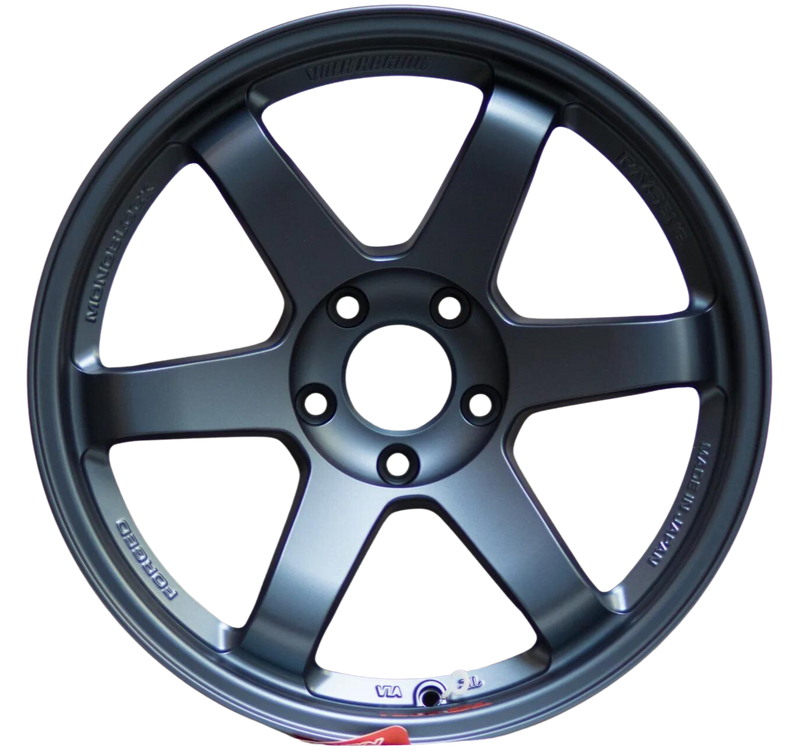 Volk Racing TE37SL 18x9.5 +22 5x114.3 Wheel in Matte Blue Gunmetal