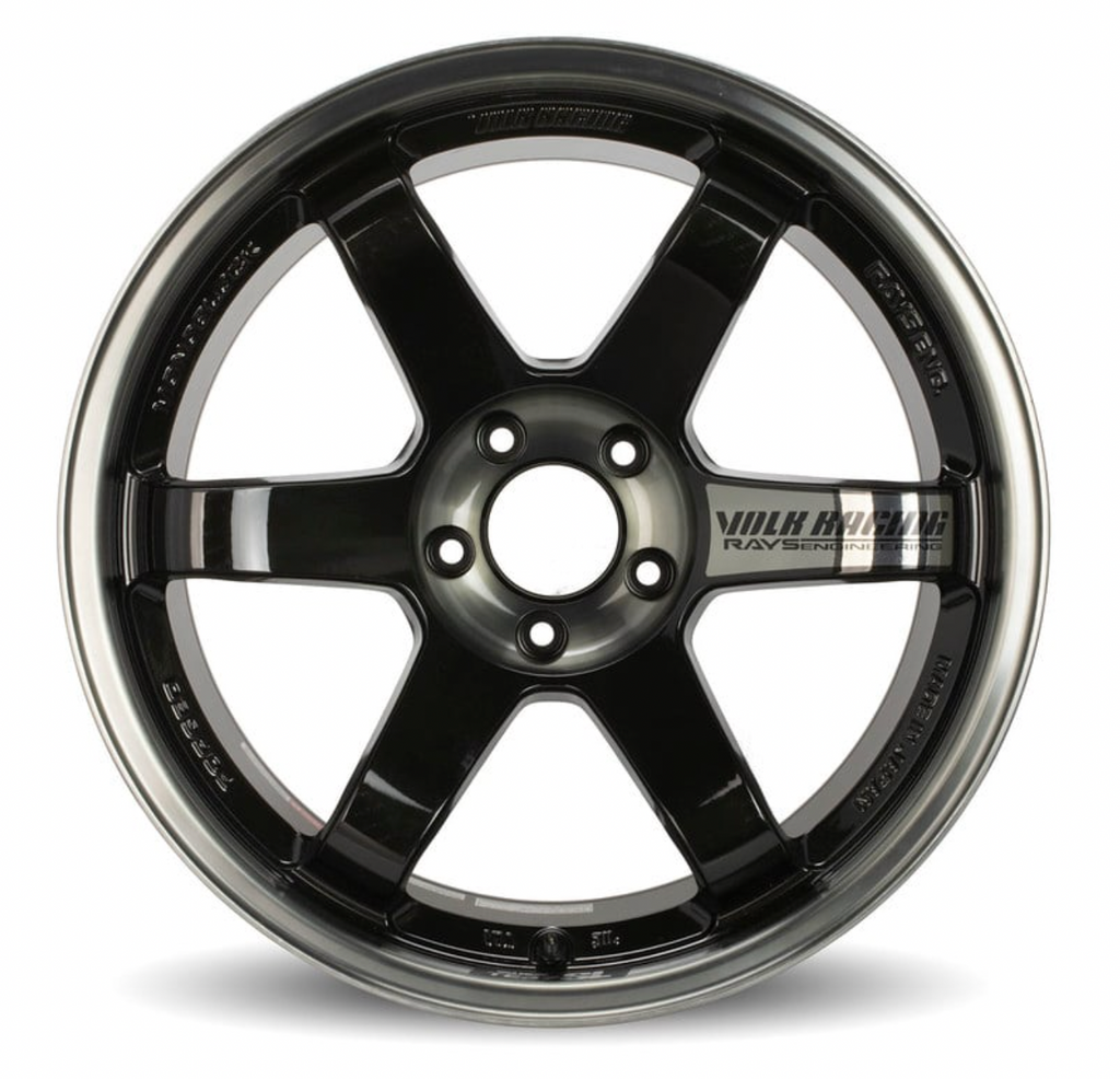 Volk Racing TE37 SL Pressed Double Black Wheel Set in 18x9.5 +38 5x120 ...