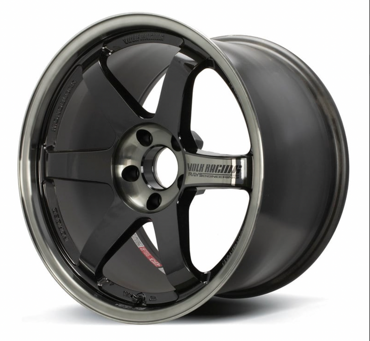 Volk Racing TE37 SL Pressed Double Black Wheel Set in 18x9.5 +38 5x120 ...