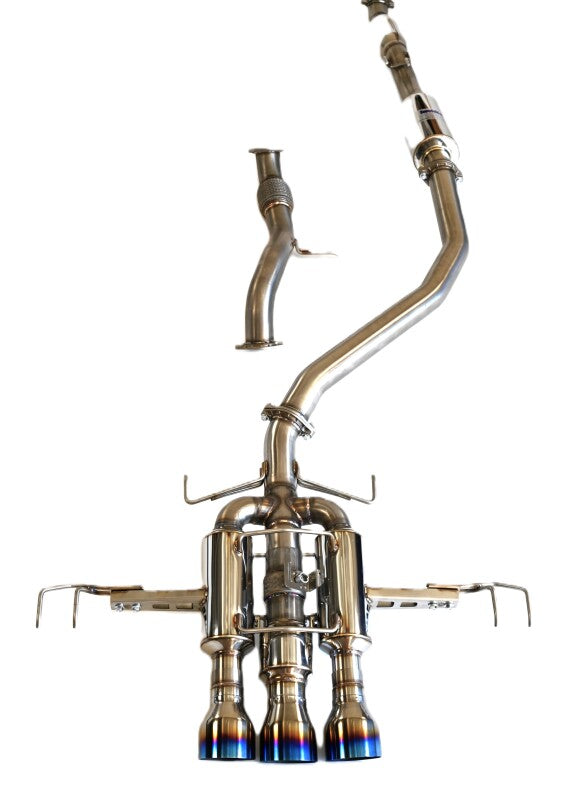 Invidia 22+ HONDA CIVIC TYPE-R FL5 R400 SINGLE LAYER TI TIP FULL CAT-B ...