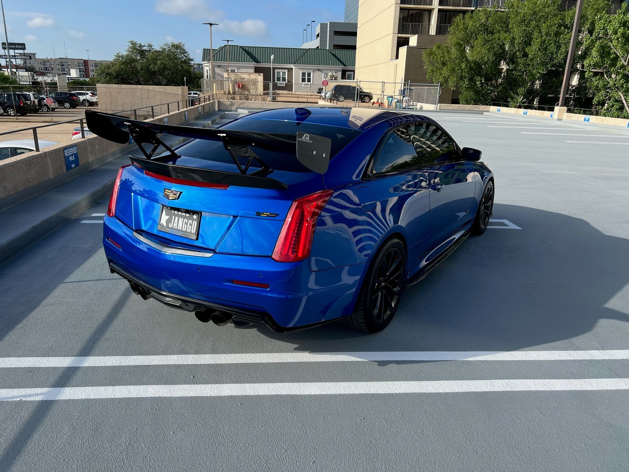 APR Peformance Cadillac ATS-V GTC-300 61" Adjustable Wing 2016-2019 ...