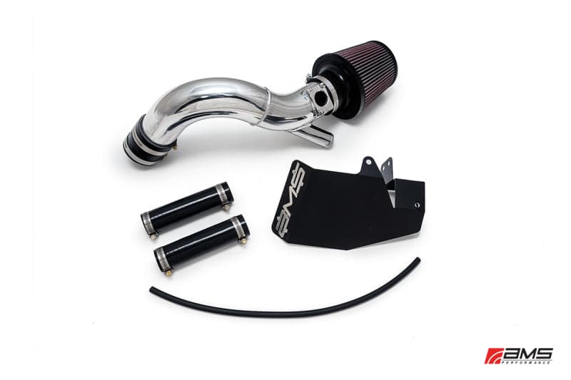 AMS Performance Intake w/Breather Bung - Polished | 2008-2015 Mitsubis ...