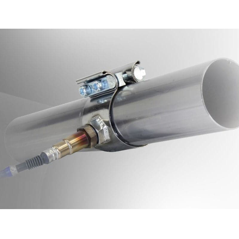 AEM No-Weld O2 Sensor Mount for 2.25 to 2.5 inch Diameter Pipe (30-2355 ...