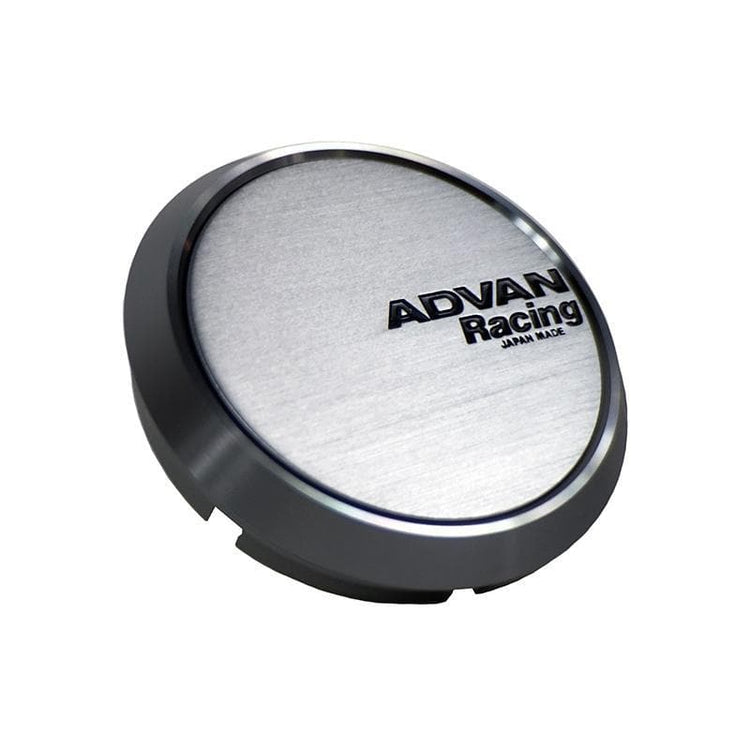 Advan Racing Center Cap 73 Flat Hyper Black | KamiSpeed.com