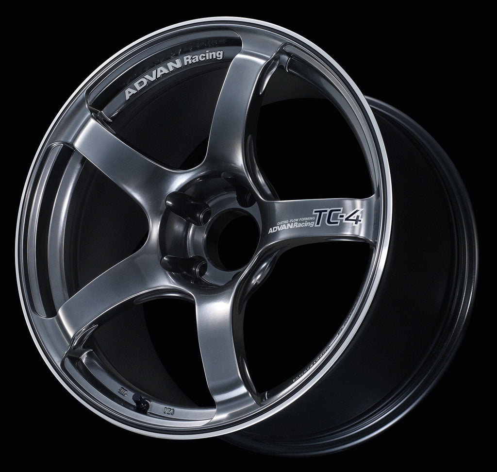 Advan Racing TC-4 18x9.5 +35 5-114.3 Racing Gunmetallic 15+ WRX STI ...