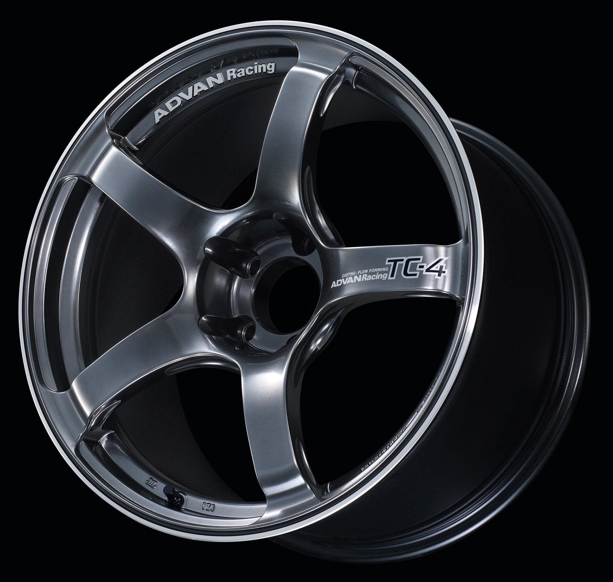Advan Racing TC-4 18x9.5 +35 5-114.3 Racing Gunmetallic 15+ WRX STI ...