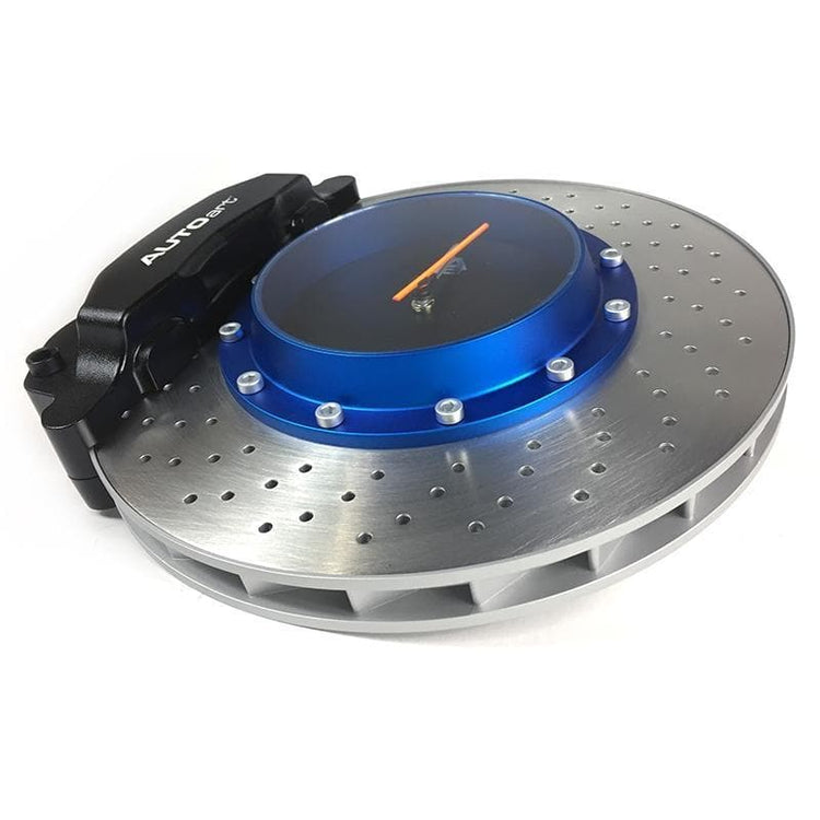 AUTOart Brake Wall Clock in Black & Blue | KamiSpeed.com