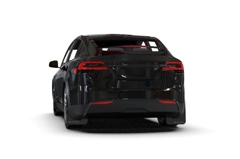 Rally Armor 2022+ Tesla Model X/X Plaid Black UR Mud Flap - Metallic ...