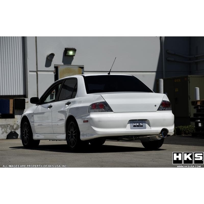 HKS Racing Ti Cat-Back Exhaust for theMitsubishi Evolution VIII and IX ...