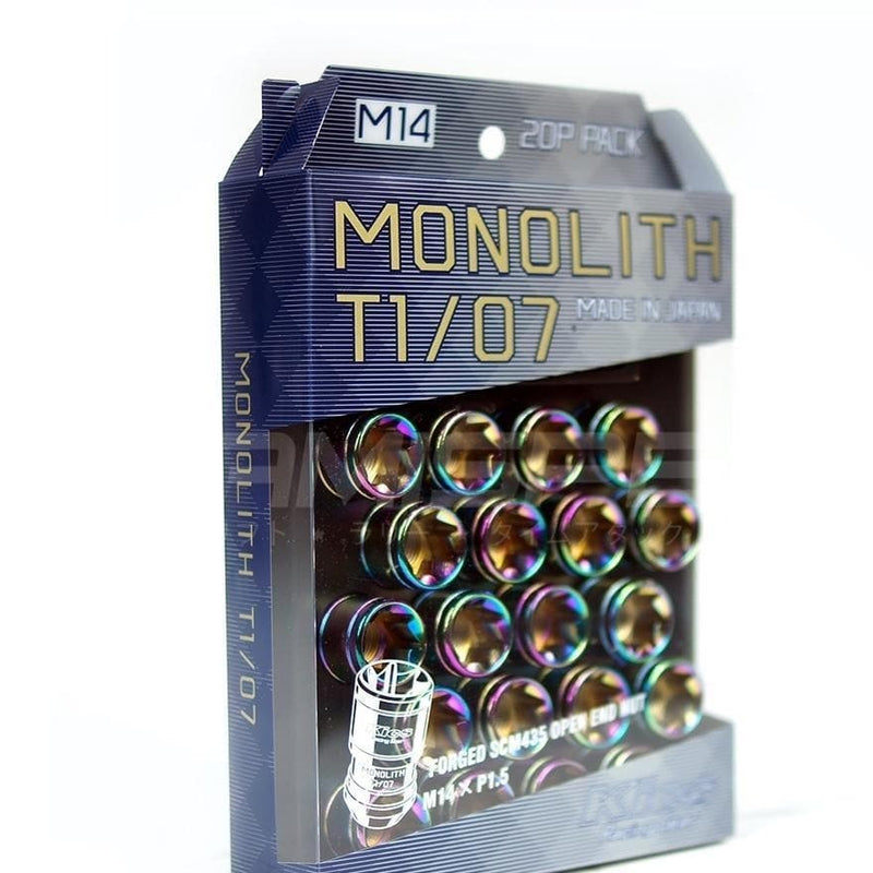 Project Kics Monolith T1/06 Lug Nut Set Neochro 12x1.50 (WMN01N)