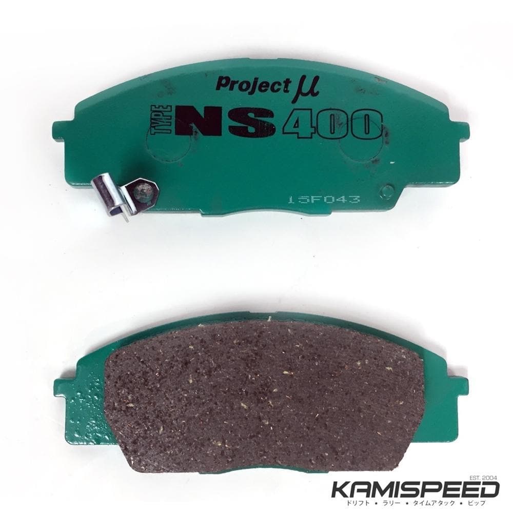 Project Mu NS400 Front Pads - Honda S2000, Civic Si (FG) & Acura RSX-S ...