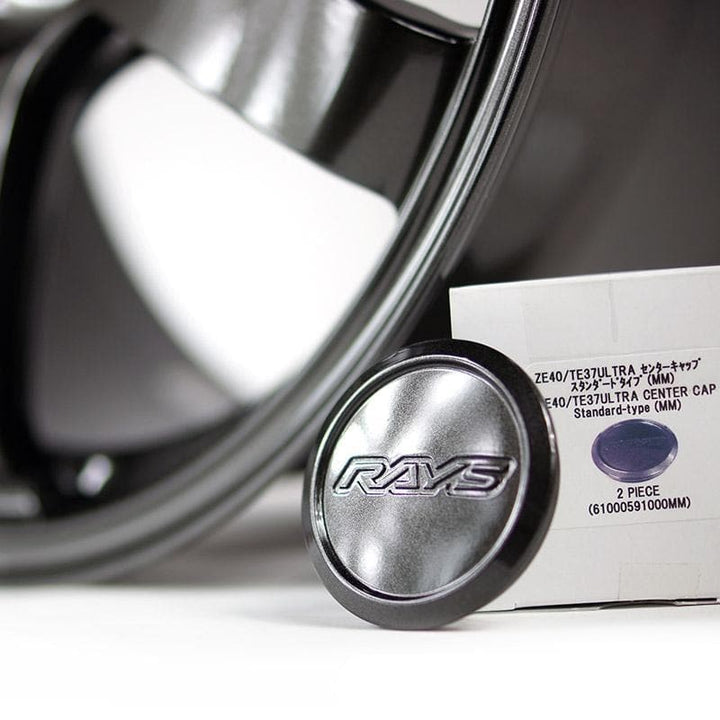 Rays ZE40 & TE37 ULTRA Center Cap - Low Type Diamond Dark Gunmetal