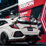 Seibon OEM Carbon Fiber Wing Foil - 2017+ Honda Civic Type R