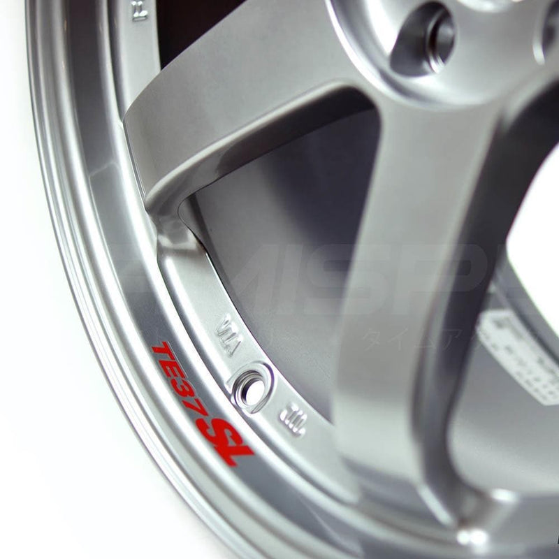 Volk Racing TE37 SL 18x9.5 +38 5x120 Mercury Silver (17+ Honda Civic ...