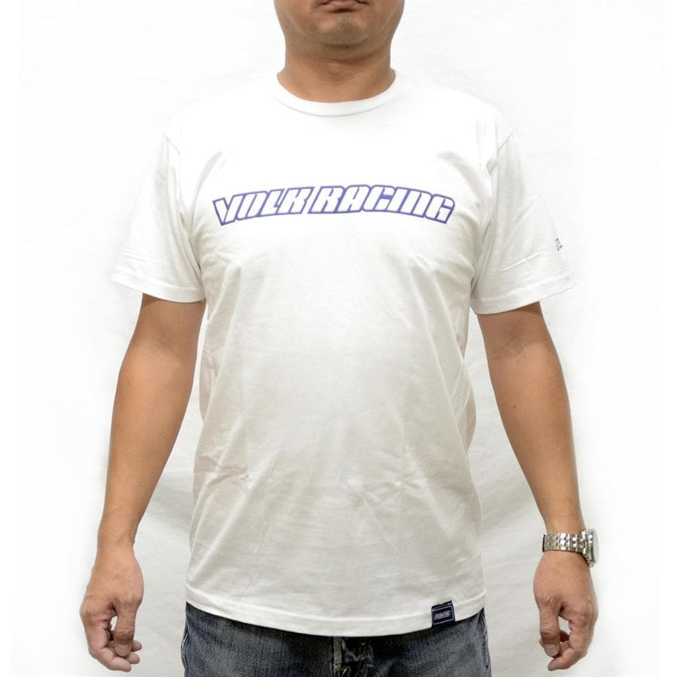 Volk Racing White T-Shirt | Shop Volk Racing Apparel at KamiSpeed.com