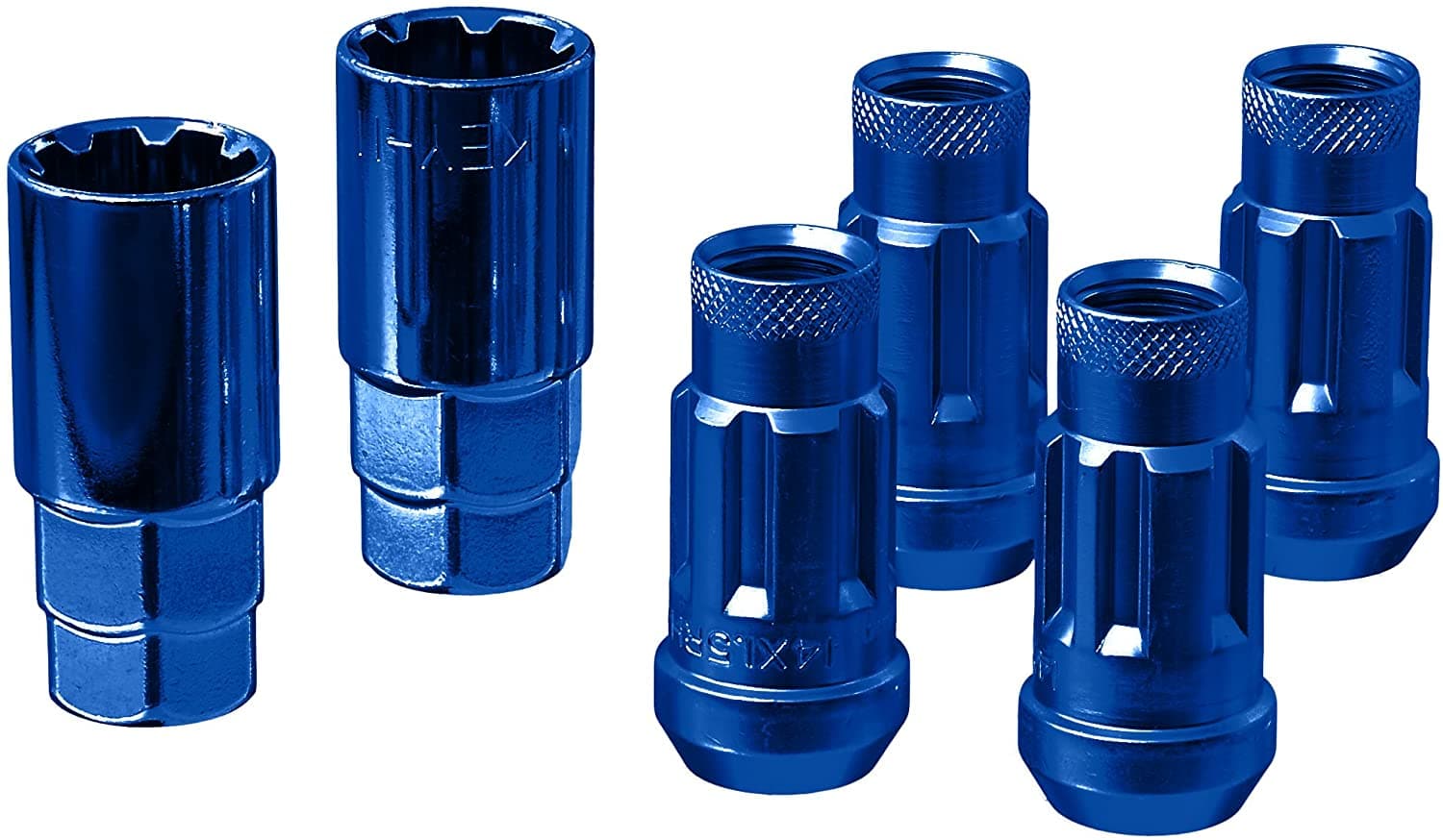 Wheel Mate Monster Locking Lug Nut Set of 4 - Blue 14x1.50 – KamiSpeed.com